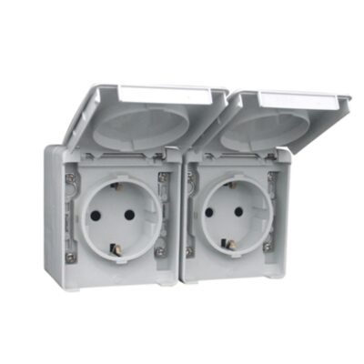 Tomada Schuko com Obturador IP65| Estanque 48 EFAPEL - ElectroMatos